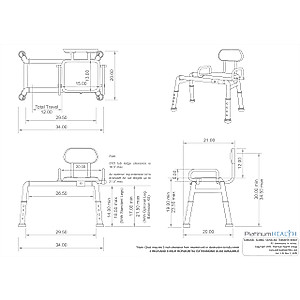 Platinum Health The Hip Solution(tm) Bath and Shower Transfer Bench