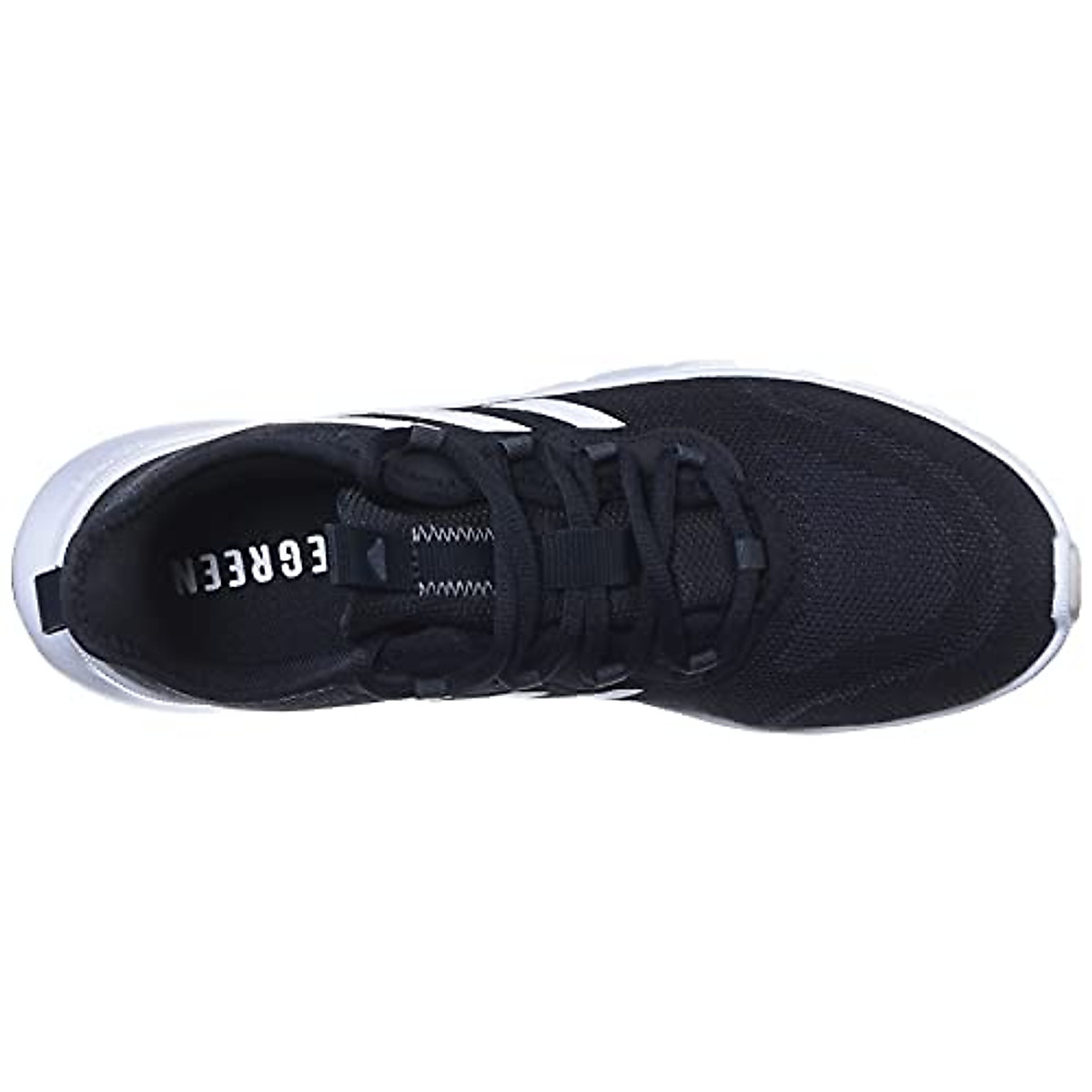 adidas Women's Vario Sport Running Shoe, Black/White/Grey, 8