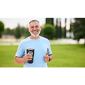 Old Lives Matter Tumbler - Funny Gifts for Men - Gag Gifts for Men, Adults - Funny Birthday Gifts for Men, Dad, Grandpa - Retirement Gifts for Men - Old Man Gifts - Cool Gifts for Dads (Black, 20 oz)