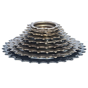 Hycline Bike Freewheel: 8 Speed 13-32T Bicycle Freewheel - Threaded Type Freehub Cycling Replacement Part