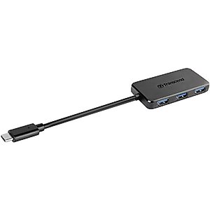 Transcend HUB 4-Port HUB, Type C, 4-Port USB 3.0, Compatible with iPhone, iPad - TS-HUB2C