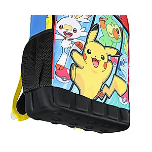 Pokemon Sword and Shield Starters Molded Bottom 16" Backpack