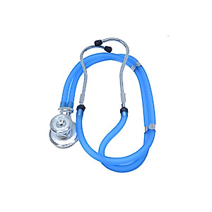 Sprague Rappaport Stethoscope Dual Head Adult + Free Lightweight Storage Case, Multipurpose Sheers, Penlight, Measuring Tape