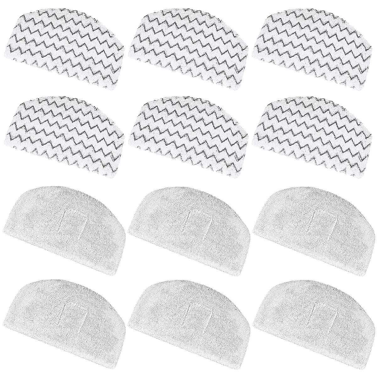 12 Pack 1940 Steam Mop Replacement Pads for Bissell Powerfresh Steam Mop 1940 1440 1806 1544 2075 2685A 2814 Series, Model 19402 19404 19408 19409 1940A 1940F 1940Q 1940T 1940W B0006 B0017 2075A 15441