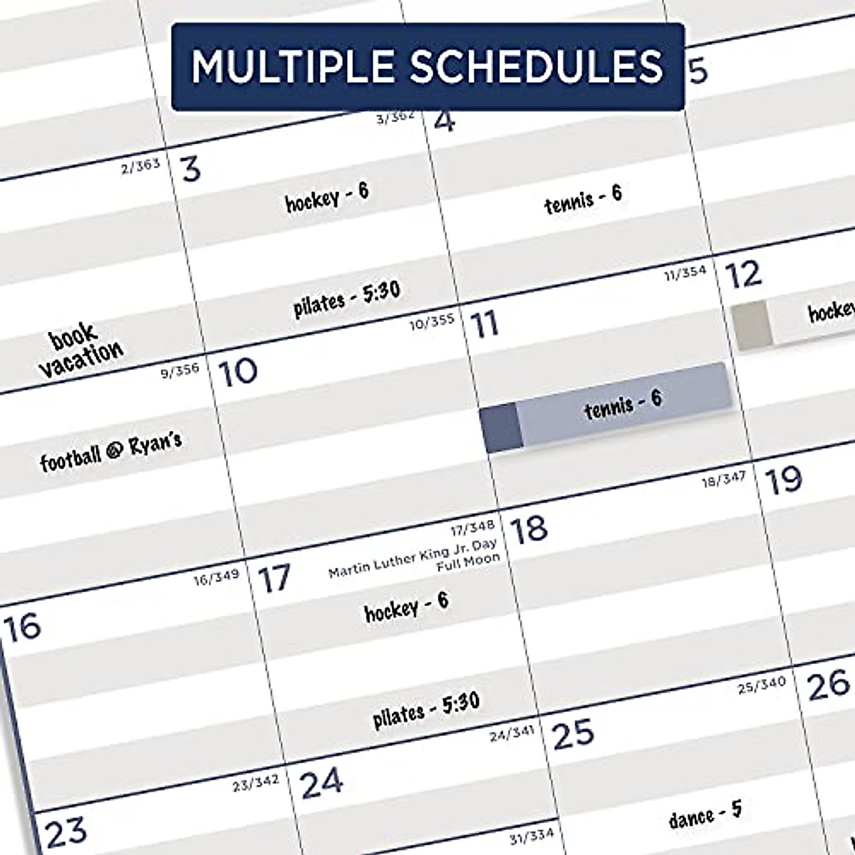 2022 Wall Calendar by AT-A-GLANCE, 15" x 12", Medium, Vertical, Multi-Schedule (PM22MS28)