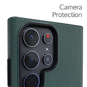 Crave Dual Guard for Samsung Galaxy S23 Ultra Case, Shockproof Protection Dual Layer Case for Samsung Galaxy S23 Ultra - Forest Green