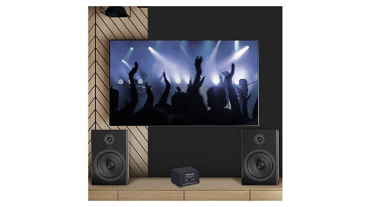 JINGFENG Audio Switcher: Seamless 2 in 1 RCA Solution