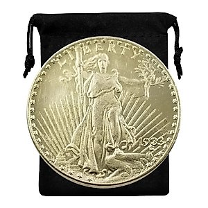 Kocreat Copy 1933 Double Eagle Liberty Gold Coin Twenty Dollars-Replica USA Souvenir Coin Lucky Coin Morgan Dollar Collection, Silver