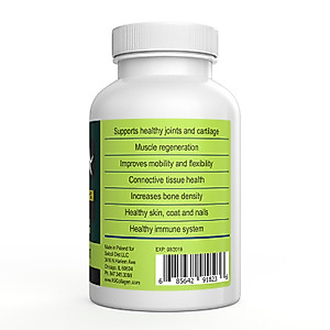 K9 Collagen Hip & Joint Supplement for Dogs - Supports Healthy Joints Cartilage & Skin Vitamins for Dogs - Aids Muscle Regeneration Boosts Collagen Production for Better Overall Health