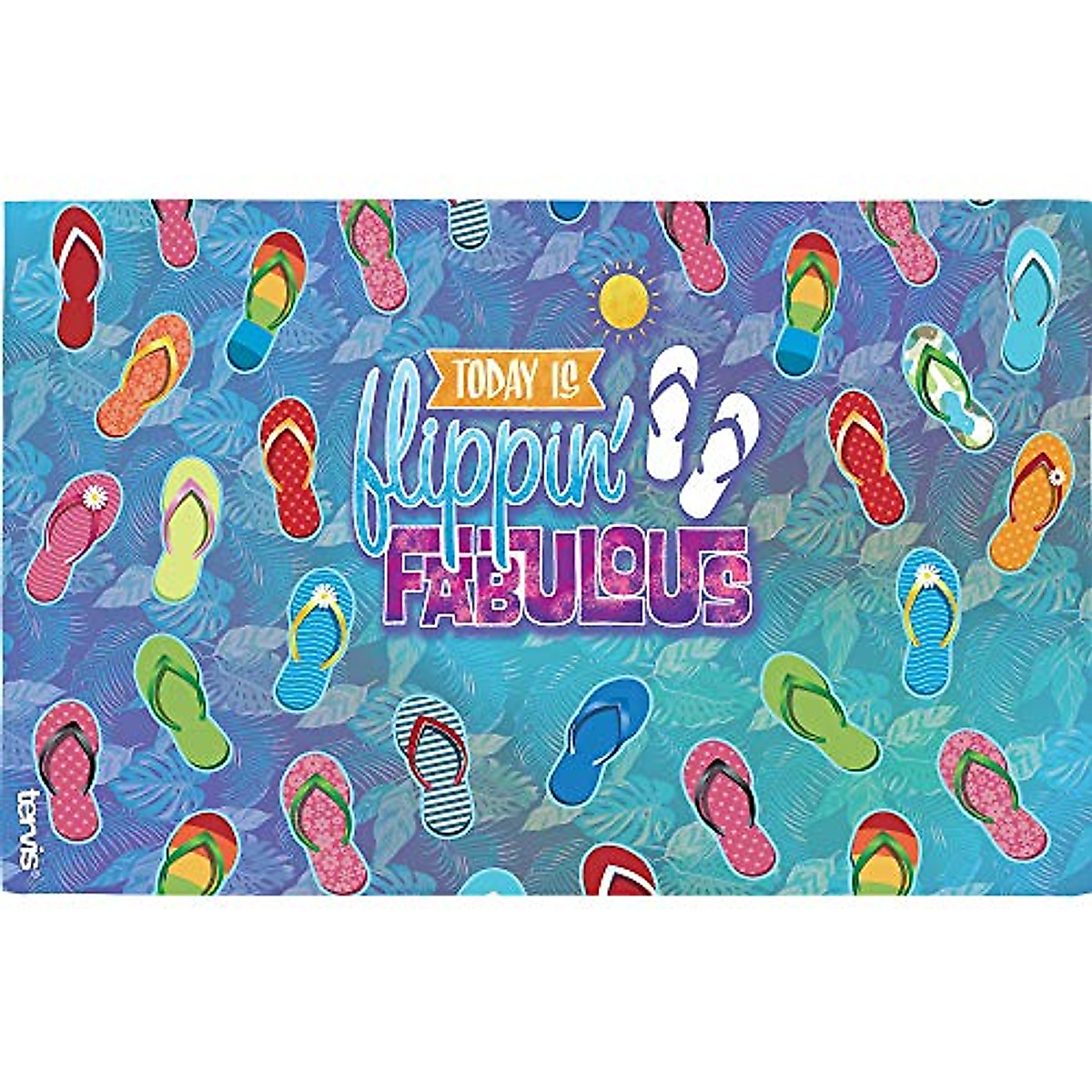 Tervis Flippin Fabulous Insulated Tumbler with Wrap and Lid, Clear 16 oz Tritan