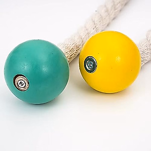 2 Pack Magnetic Curtain tiebacks,Tiebacks Cotton Hand Woven Curtain holdbacks,Curtain tie Backs for Curtains,Curtain Holders for Thin & Thick Home & Office Window Draperies