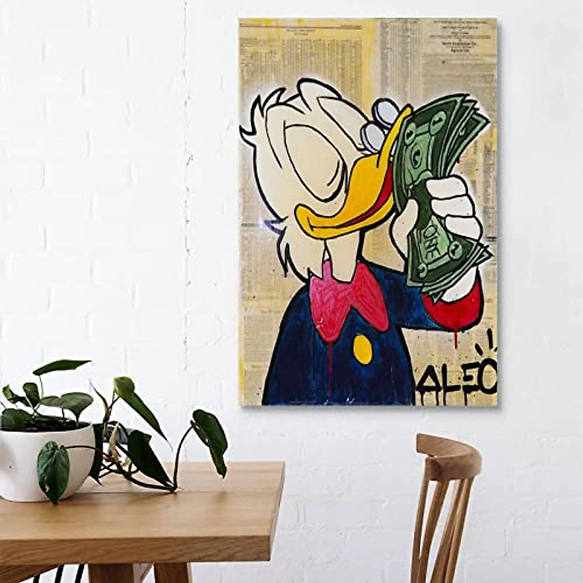 Alec-Monopolys Smell Money Canvas Poster And Wall Art Picture Print Modern Family Bedroom Decor Posters 16x24inch(40x60cm)