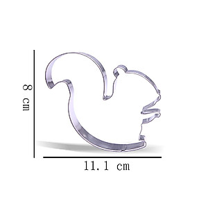 4.4 inch Squirrel Cookie Cutter - Stainless Steel