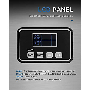 ADT Commercial Ice Maker Stainless Steel Industrial Modular ETL Approved Professional Refrigeration Equipment (370LBS)