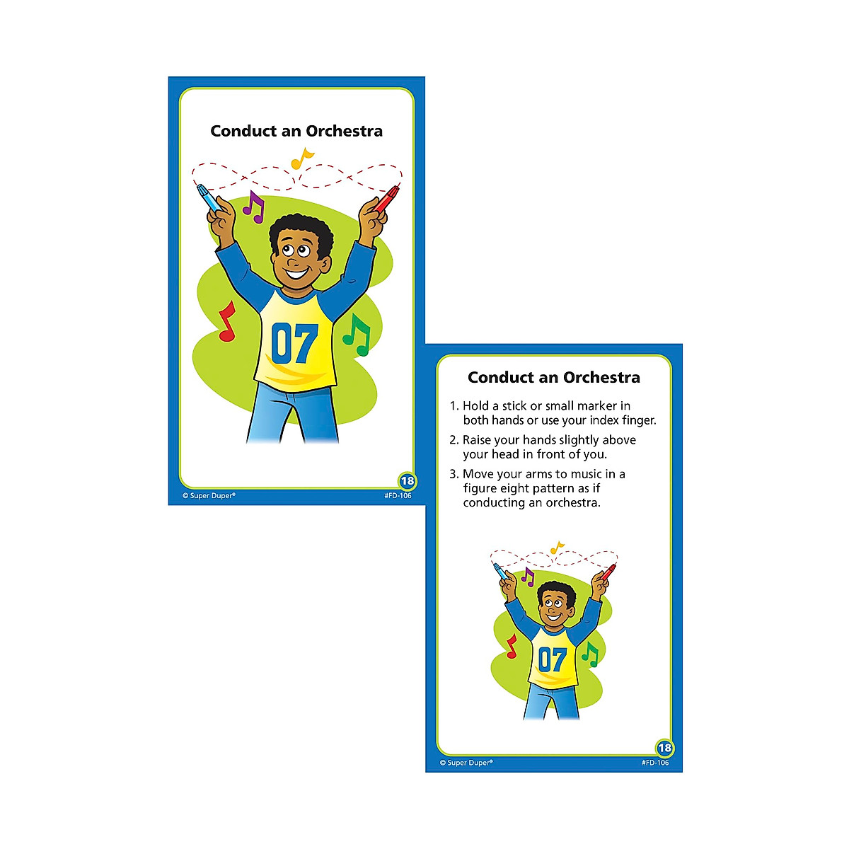 Super Duper Publications | Upper Body and Core Strength Fun Deck | Occupational Therapy Flash Cards | Gross Motor Movement Activity | Educational Learning Materials for Children