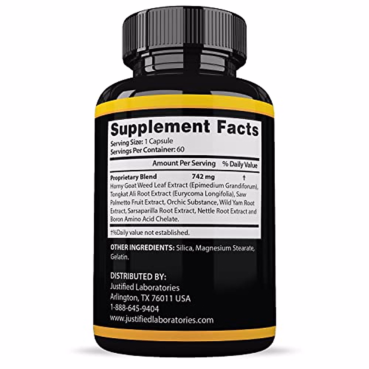 Sizegenix 742mg All Natural Advanced Men's Health Formula 60 Capsules