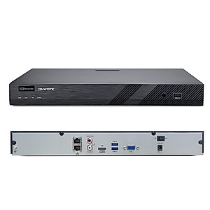 ONWOTE 4K 32 Channel NVR PoE IP Security Video Audio Recorder, Support 32CH Input 8MP/ 6MP/ 5MP, Multi-Mode Recording, NO Hard Drive, Work with PoE Switch, Support All ONWOTE PoE Camera