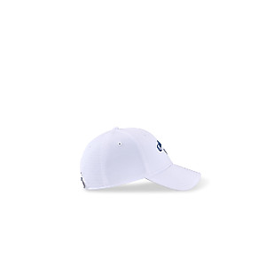Callaway Unisex Adult Baseball Cap, White/Deep Cobalt