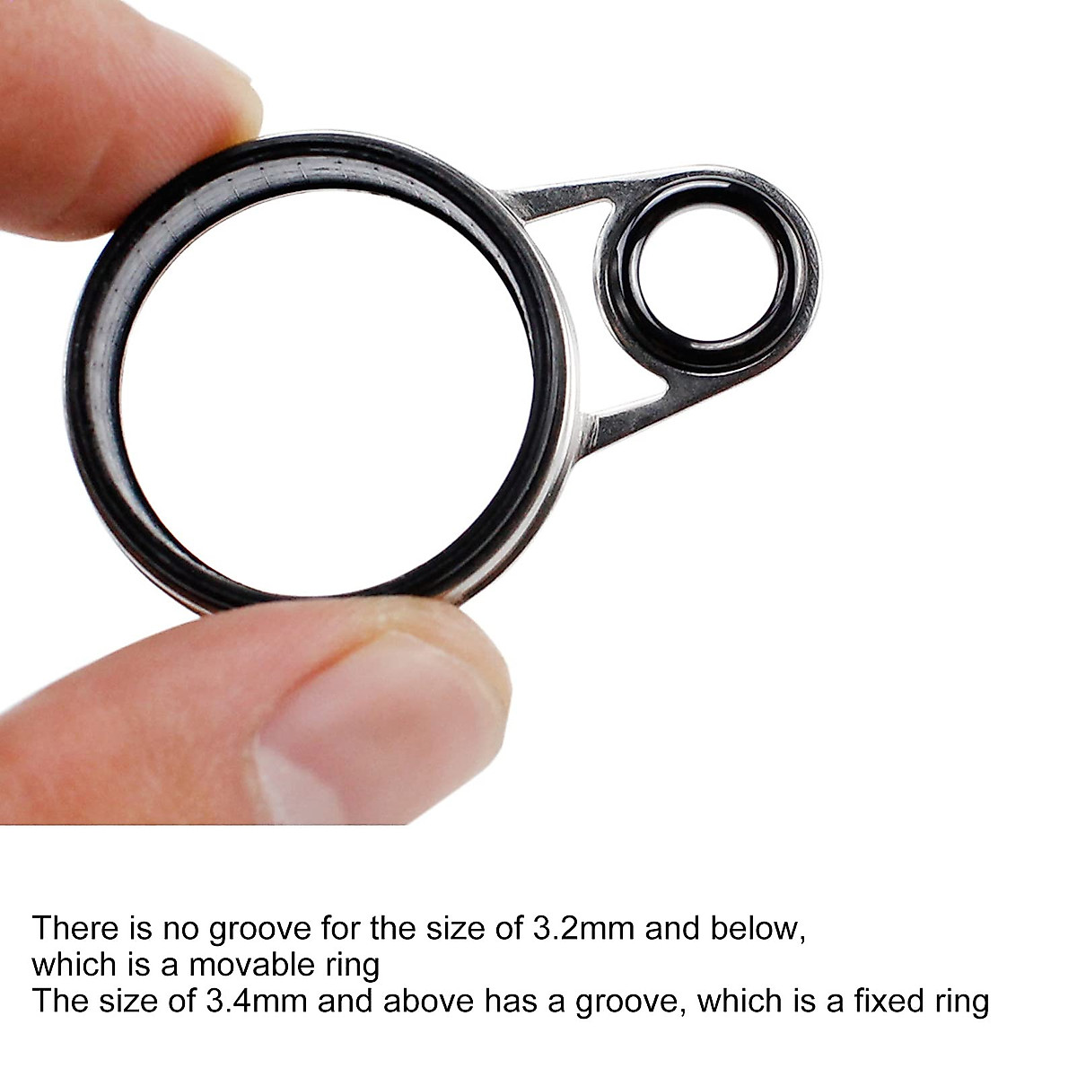 VGEBY Fishing Rod Guides Line Rings 41 in 1 Set Rock Casting Tackle Fishing Rod Guides Line Rings Top Tips