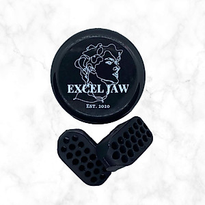Excel Jawline Exerciser for Powerful Jaw Workout, Jaw Trainer Neck and Face, Define Your Jawline Slim and Tone Your Face Jaw Exerciser For Men and Women- Alleviate Stress and Cravings