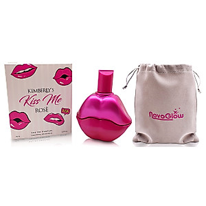 NovoGlow Verse 4-Piece Mini Fragrance Set for Women - Refreshing Combinations of Floral, Fruity & Woody Scents - Gift Choice with Natural, Mild & Non-Irritating Ingredients - Kimberly's Kiss