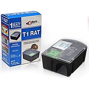 Bell Labs T1 Disposable Rat Bait Stations 1 Case (8 Stations) by