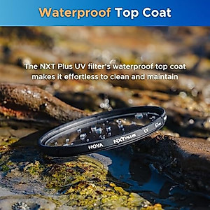 Hoya NXT Plus 82mm UV Filter — Schott B270 Clear Glass with 10-Layer HMC Multi-Coating for 98% Light Transmission, Waterproof Top-Coat, Aluminum Frame - Camera Lens Filter for Sharp, Clear Images