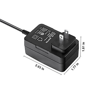 K-MAINS 12.6V 1A 2-Prong AC/DC Adapter Compatible with Aiper Smart AIPURY600 AIPURY 600 Cordless Automatic Pool Vacuum Cleaner 2600mAh Xinsu Global XSG1261000US Charger