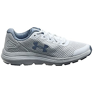 Under Armour Women's Surge 2 Running Shoe, White (106)/White, 8
