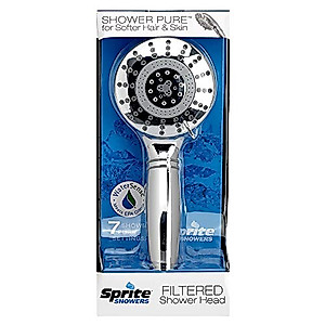 Sprite Showers Pure 7-Setting Filtered 1.75GPM Shower Handle in Chrome