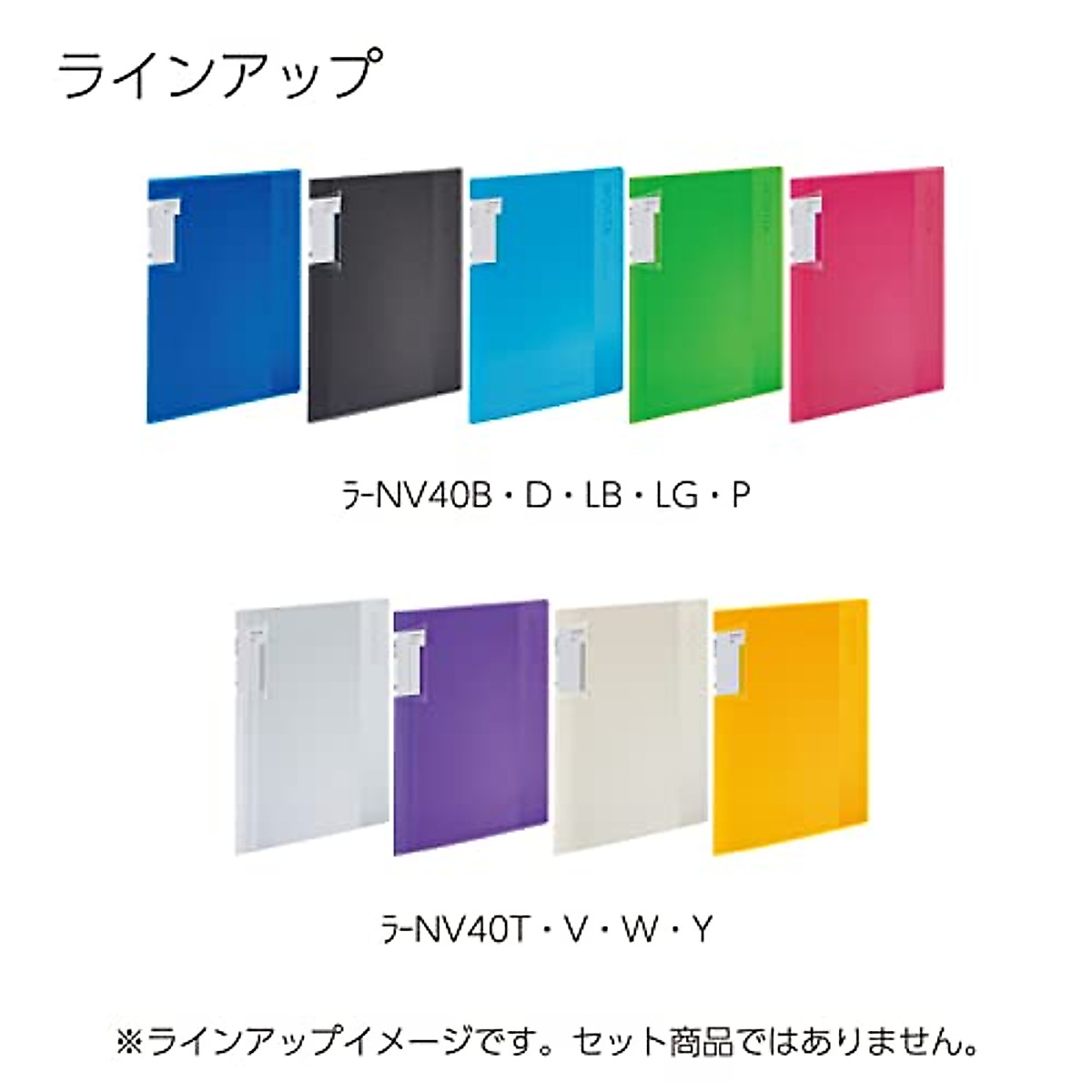 Kokuyo Novita α, Expandable File Clear Book, Display Book, Presentation Binder with Plastic Sleeves 40-Pocket Bound, Presentation Book Art Portfolio Folder, A4-S, Purple, Japan Import (RA-NV40V)