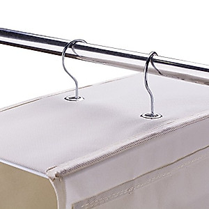 LONGTEAM Hanging Purse Handbag Organizer Homewares Nonwoven 10 Pockets Hanging Closet Storage Bag