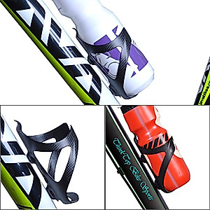 ThinkTop 2 Pack Ultra-Light Full Carbon Fiber Bicycle Bike Drink Water Bottle Cage Holder Brackets for Road Bike MTB Cycling