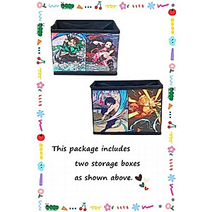 Kerr's Choice Slayer Room Decor Figures Slayer Room Storage Box Slayer Office Storage Men Boy Anime Slayer Decor Items