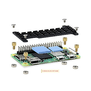 Raspberry Pi Zero Heatsink, Aluminum Heatsink for Raspberry Pi Zero 2 W/Pi Zero 2 WH/Raspberry Pi Zero/Pi Zero W/Pi Zero WH