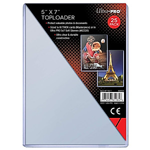 Ultra Pro Top Loader - 5"x7" (25 per Pack)