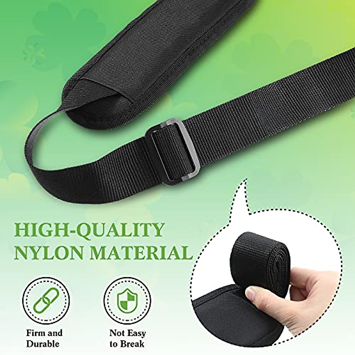 Adjustable Trimmer Shoulder Strap Universal Replacement Blower Strap Black Weed Trimmer Strap Garden Lawn Mower Strap for Weeder Leaf Blower, Multi Head System, Weeder Clearance