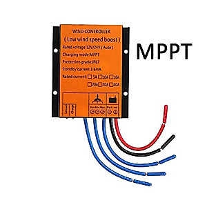 HUIZHITENGDA 8000W Waterproof Solarwind Turbine Controller,IP67 Waterproof DC 12V 24V 48V MPPT Charger Wind Turbine Controller for Wind Turbines and Water Turbines,12v