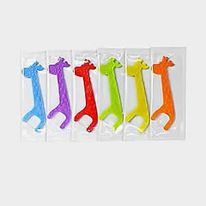 Kingubznis Kids Flossers Individually Wrapped Floss Picks Dental Floss Toddler Floss Portable Travel Floss Cute Animal Shapes Dental Floss for Children & Adults (240 Counts Individually)