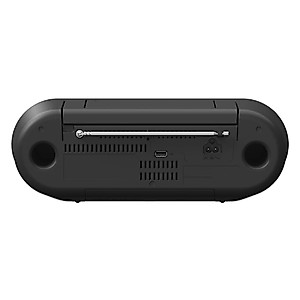 Panasonic RX-D550 Boombox - High Power Portable Stereo AM/FM Radio, Bluetooth, CD, with USB 110-240 Volt (Black)