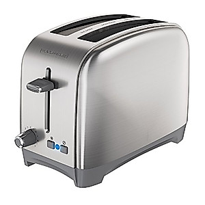 BLACK+DECKER 2-Slice Extra Wide Slot Toaster, Classic, Stainless Steel, TR2400SD