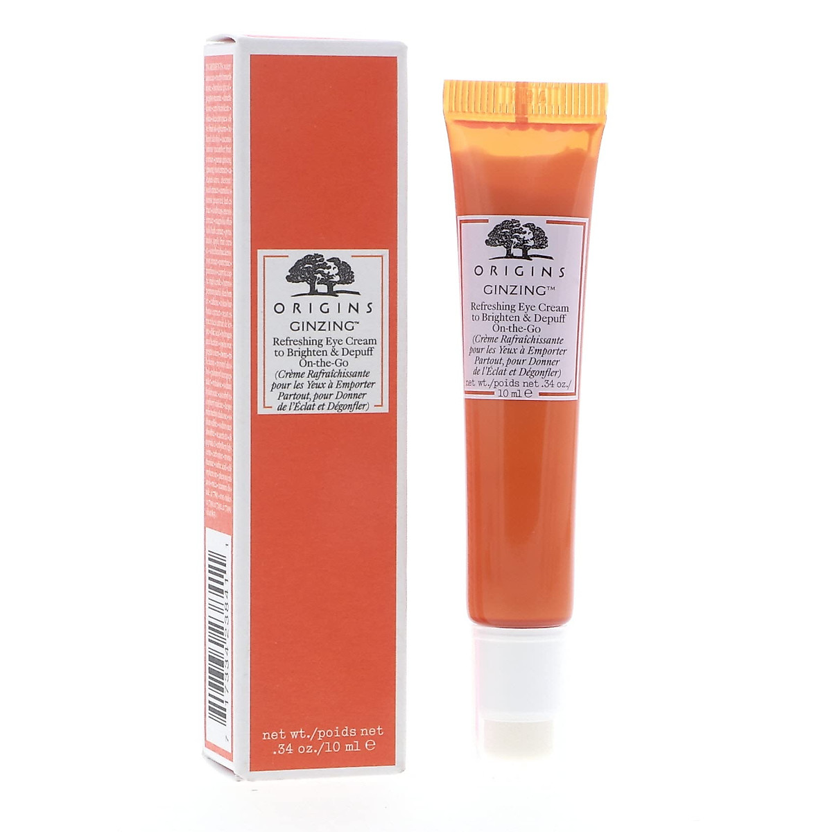 Origins Ginzing Refreshing Eye Cream To Brighten and Depuff Unisex Cream I0096707 0.34 Fl Oz (Pack of 1)