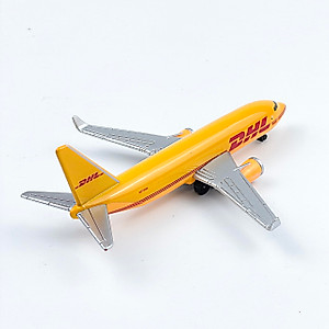 AVIAMUSE DHL Airplane Model, Single Plane Die-cast Model Planes Aircraft Suitable for Collection & Christmas, Birthday Gifts