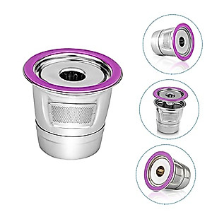 ARTIBETTER Coffee Capsule Cup Tea Dripper Espresso Machine Accessories Brewing Coffee Dripper Coffee Concentrate Espresso Ground Filter Professional Coffee Drainer Stainless Steel