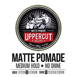 Uppercut Deluxe Matte Hair Pomade, 3.5 Ounces
