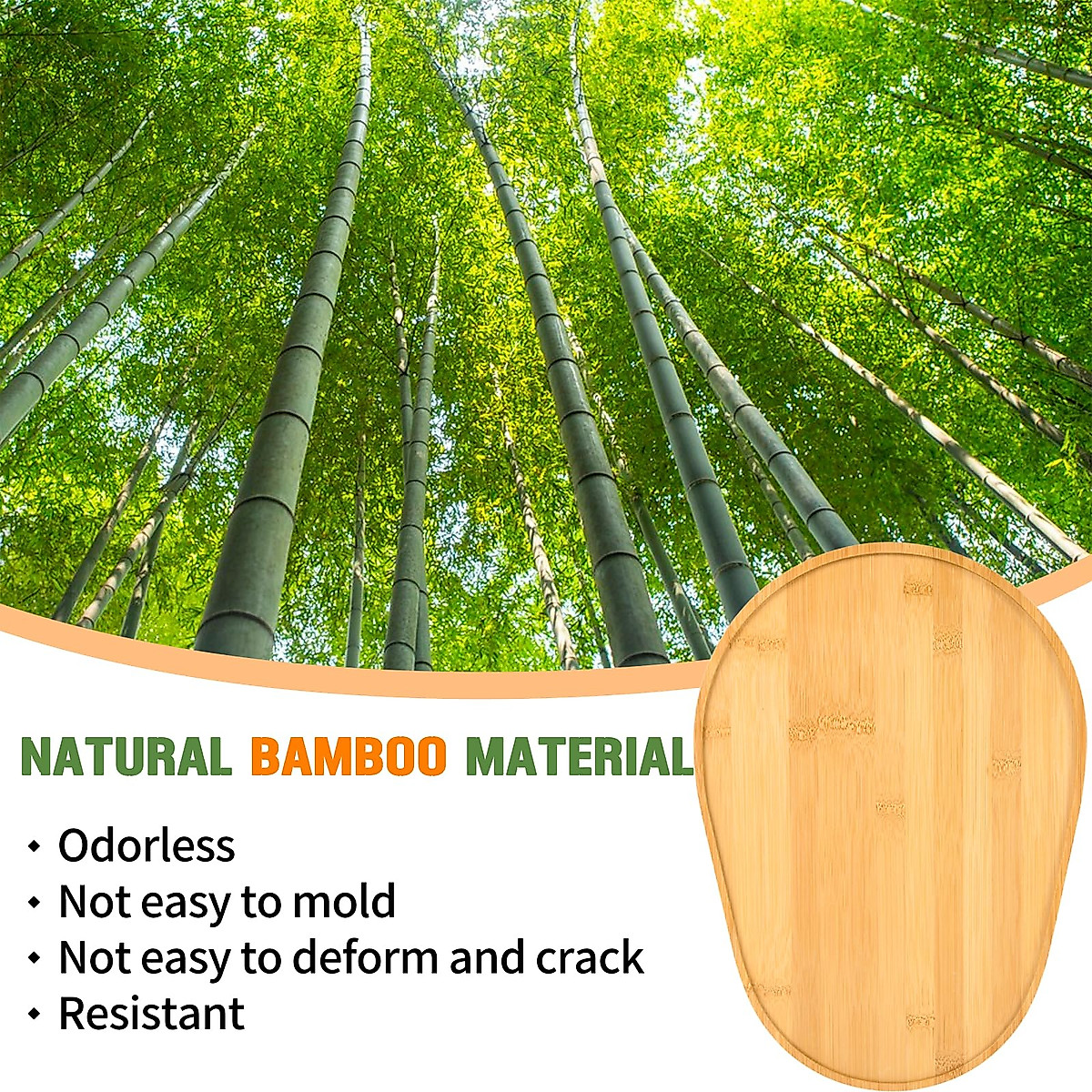 Bamboo Mixer Slider Compatible with KitchenAid 6/7/8 Quart Bowl-Lift Stand Mixer