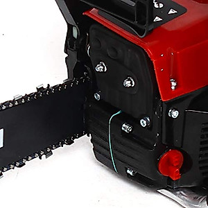 Gas Chainsaw 2 Stroke Gas Power Chain Saw 62CC Handheld Cordless Petrol Gasoline Chain Saw Chainsaw for Farm Garden Ranch Trees Wood Cutting