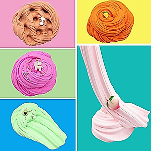 Butter Slime Kit 15 Packed Premade Party Toy, Scented and Stretchy Clay Sludge, Party Favors, Prize, School Education, Birthday Gifts for Kids Girls Boys, Easter Egg Basket Filling Stuffers