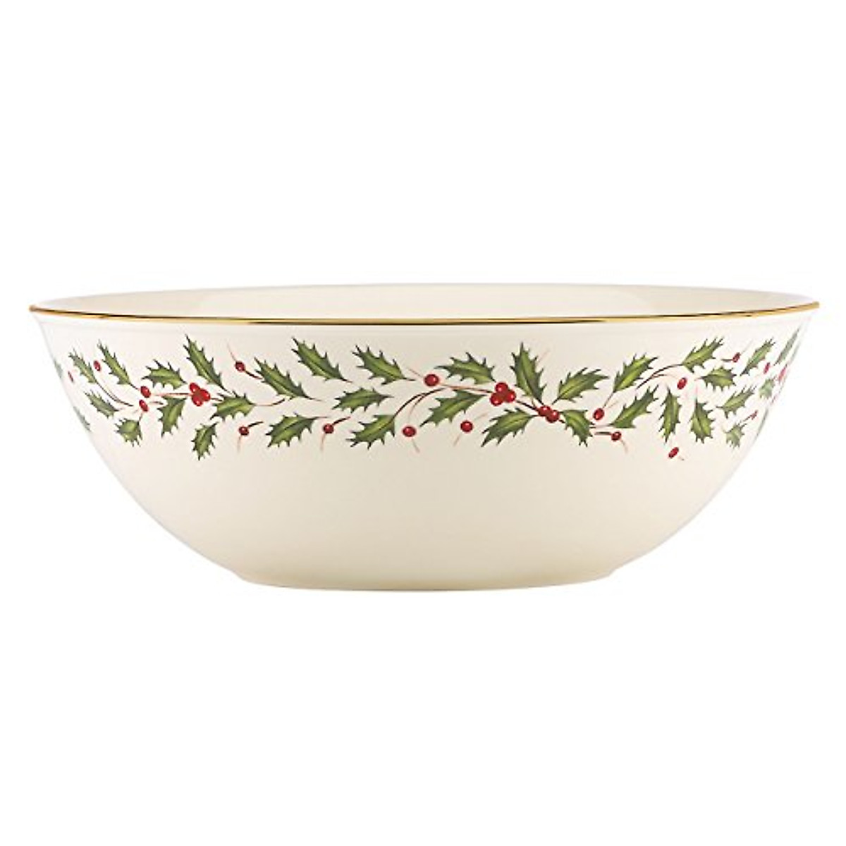 Lenox Holiday Large Bowl Red & Green, 3.95 LB