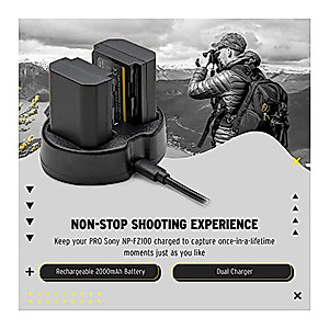 Sony a7 III Full-Frame Mirrorless Camera with 28-70mm Lens Bundle with Lens, Microphone, Memory Card, Case, Cable, Accessory Kit, Battery (2-Pack) and Dual Charger, and Art Suite v.3.0 (9 Items)
